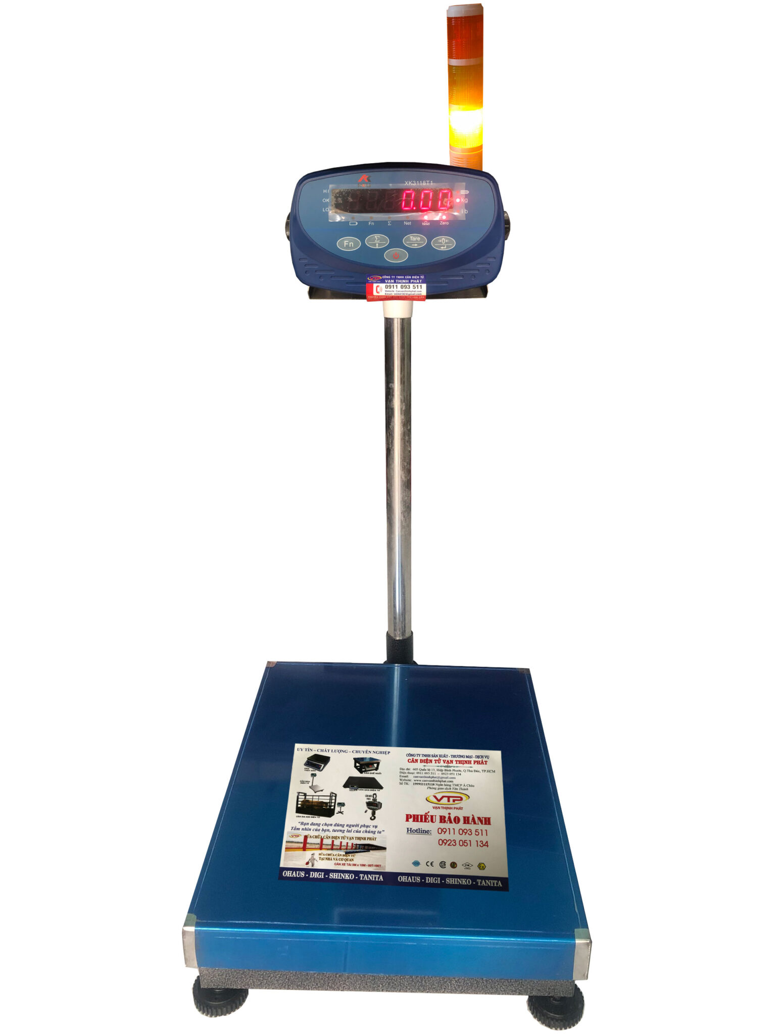 Cân Bàn Điện Tử XK3118T1 Kết Nối Đèn Báo 3 Màu 60 kg - Cân Vạn Thịnh Phát